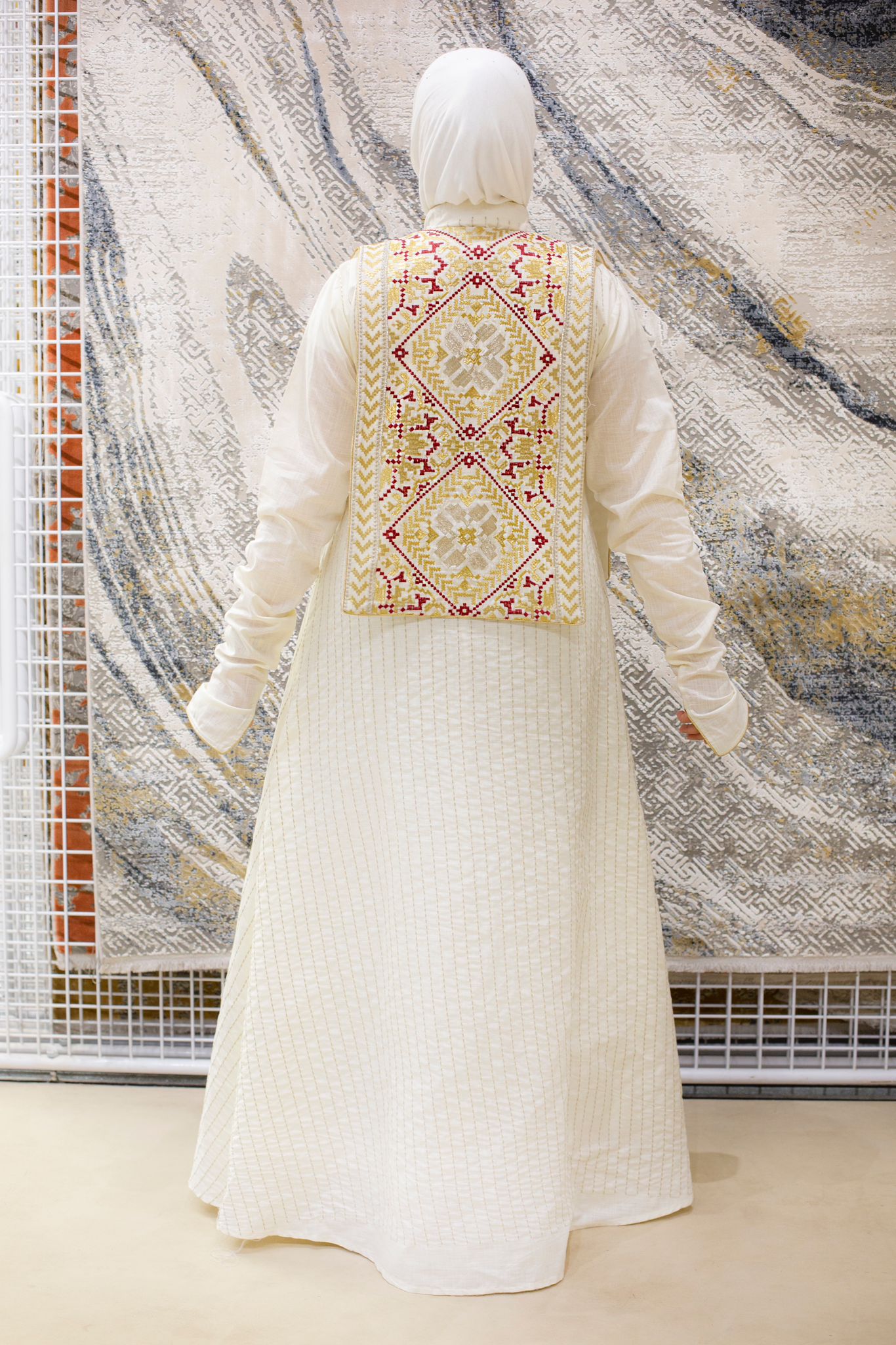 Gold Sadu – JF Scarves