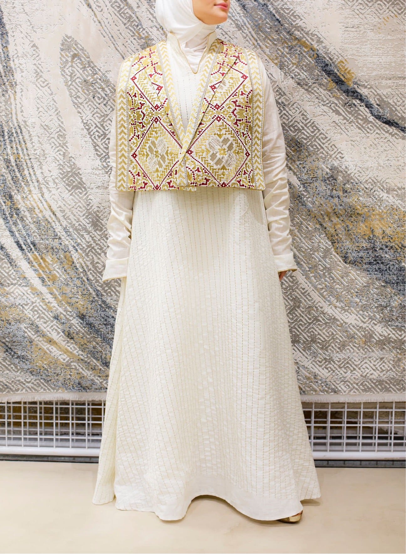 Gold Sadu – JF Scarves